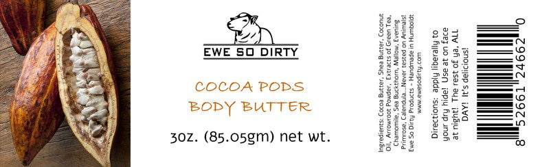 Cocoa Pods Lotion, 3 oz – Ewe So Dirty